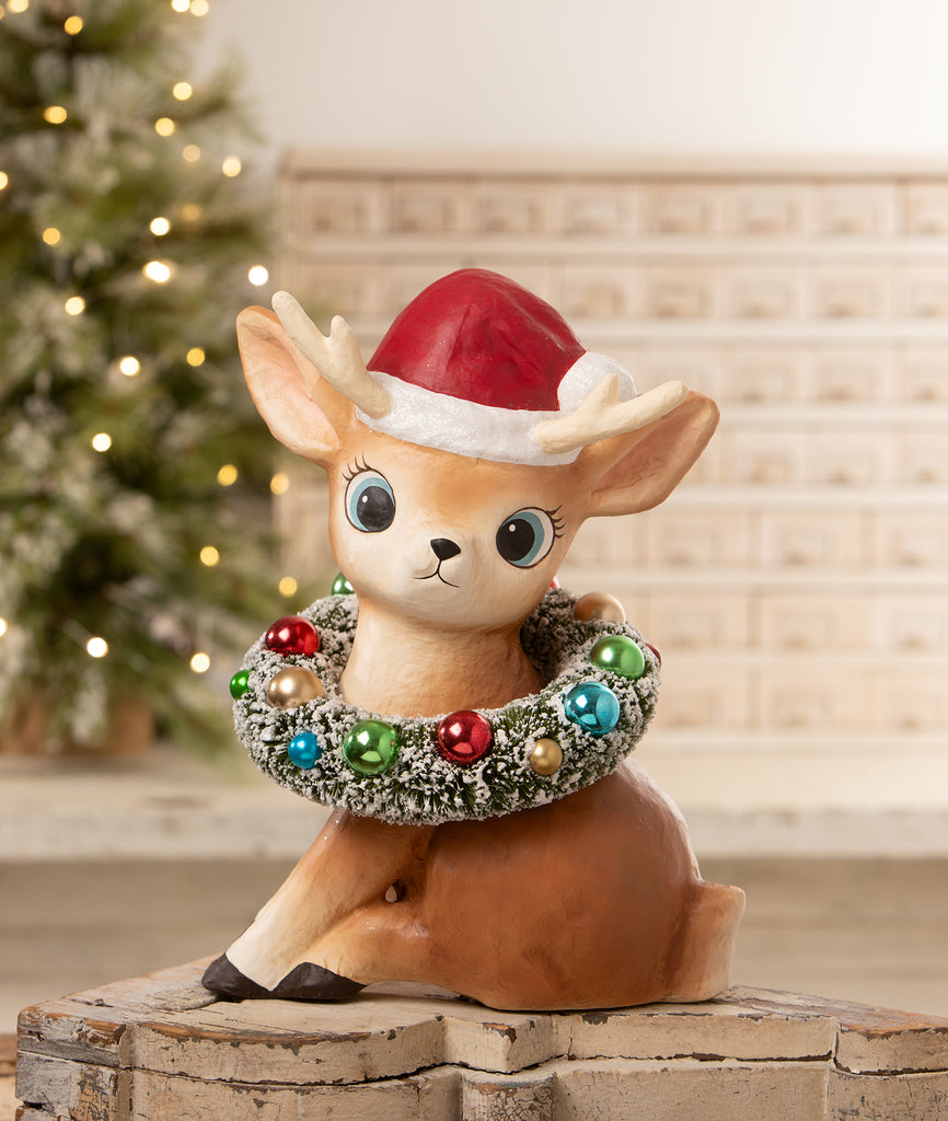 Large Twinkle Santa's Reindeer – Bethany Lowe Designs, Inc.
